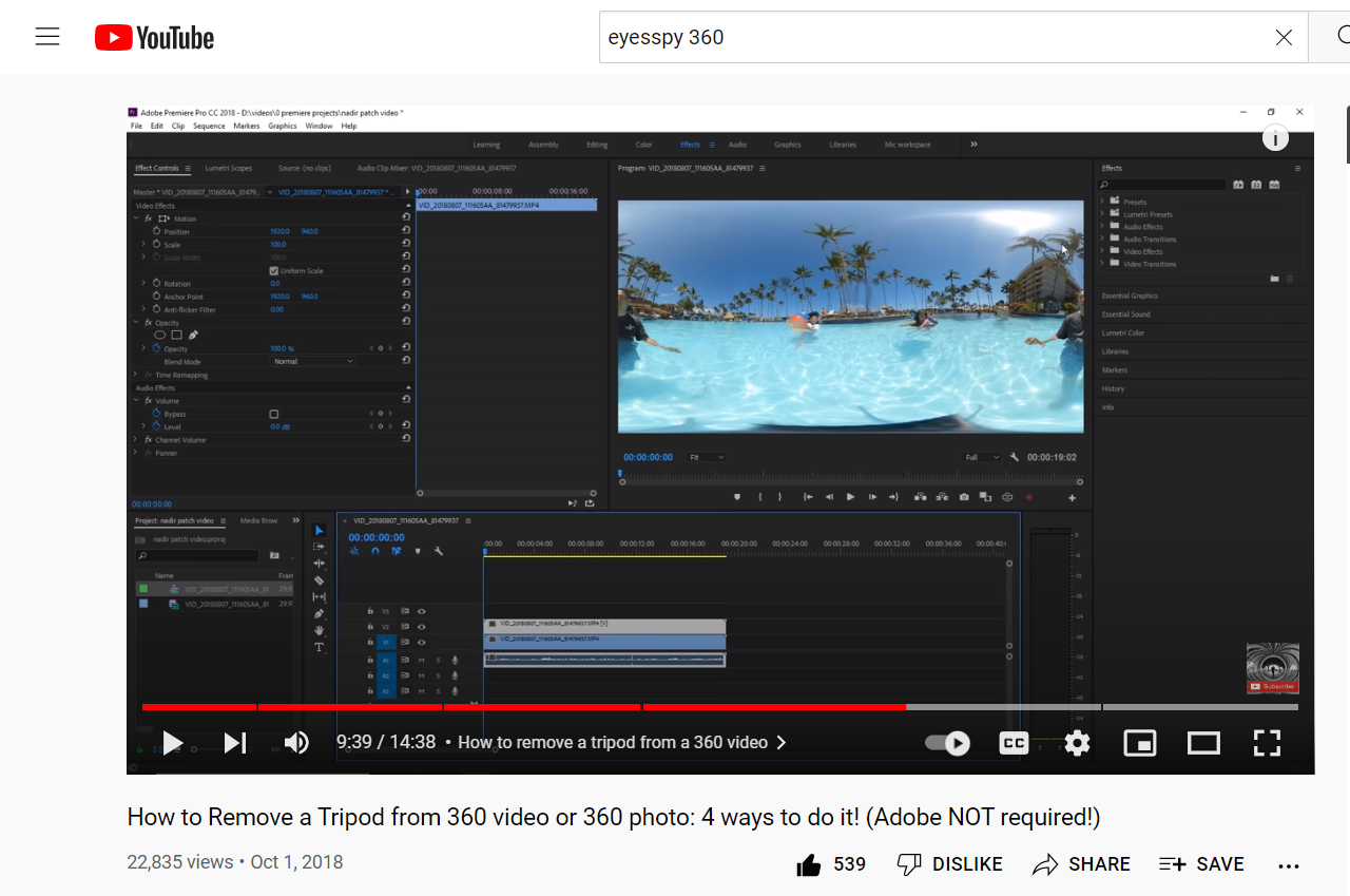 How to Remove a Tripod from 360 video or 360 photo: 4 ways to do it ...